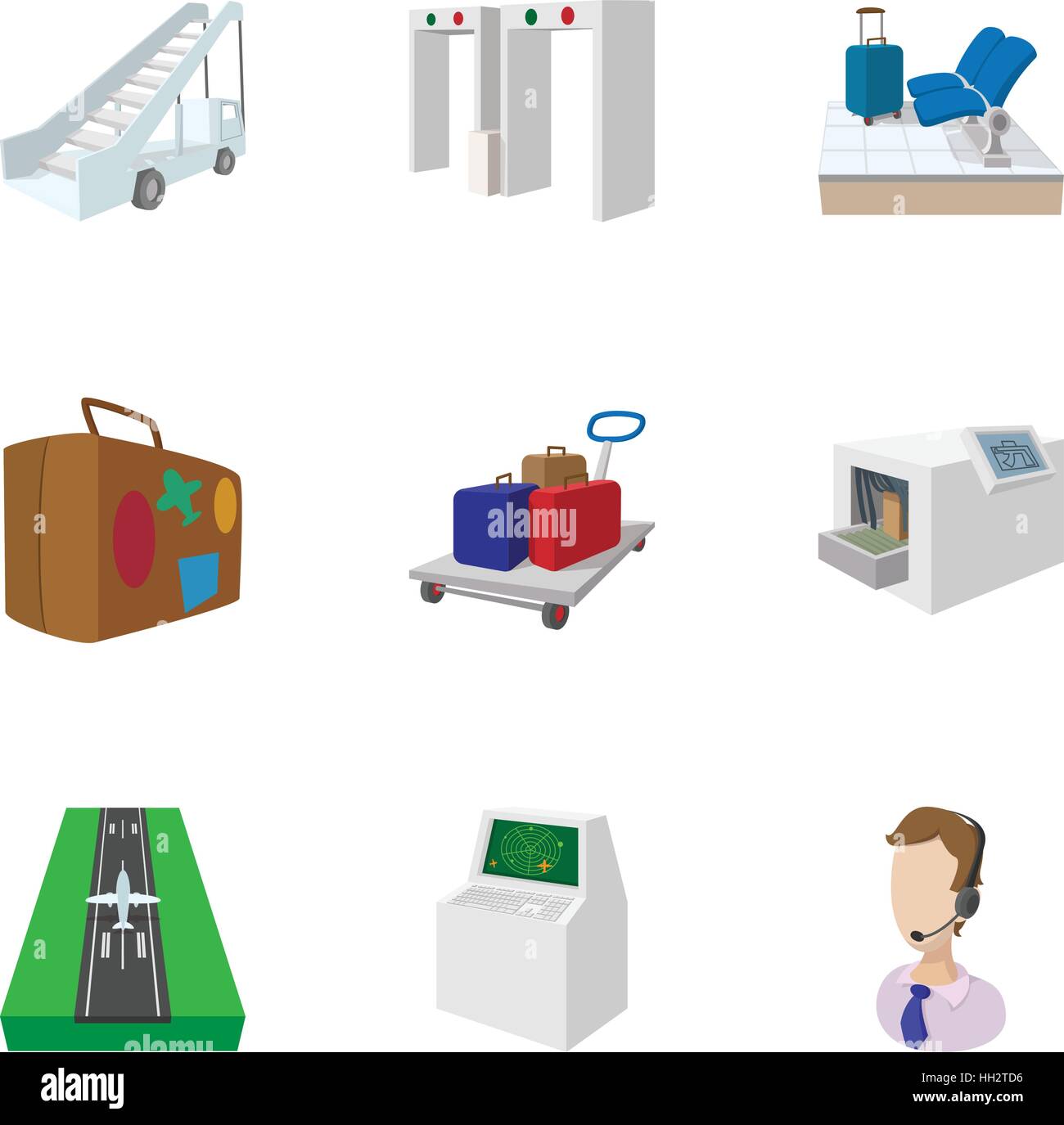 Airport plane services Stock Vector Images - Alamy