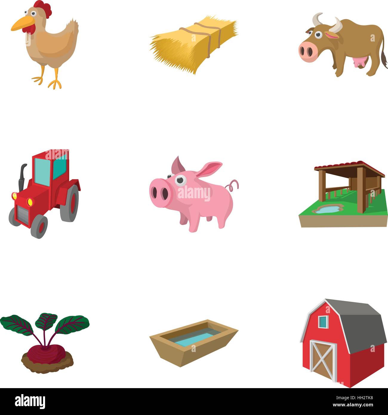 Pig stall Stock Vector Images - Alamy