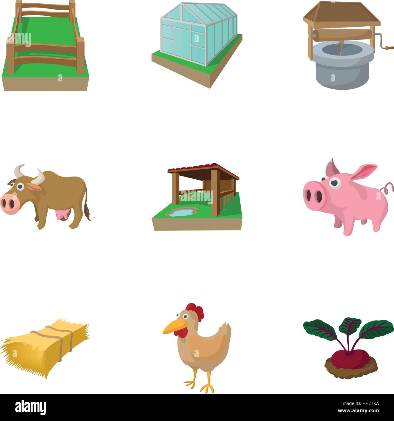 Pig stall Stock Vector Images - Alamy