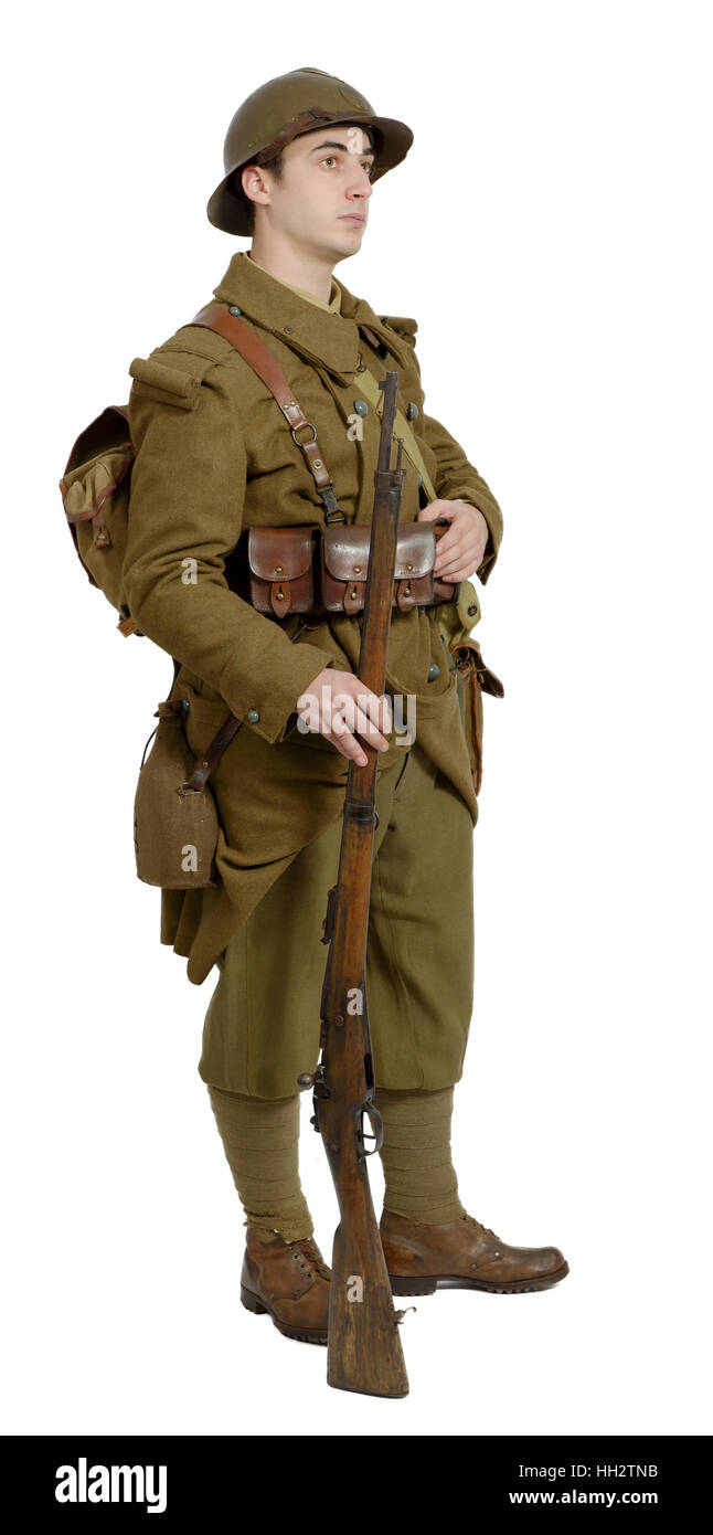 French soldier in 1940s uniform hi-res stock photography and images - Alamy