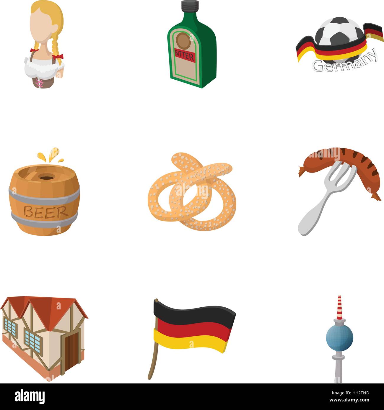 Germany icons set, cartoon style Stock Vector Image & Art - Alamy Germany icons set, cartoon style Stock Vector Image & Art - Alamy