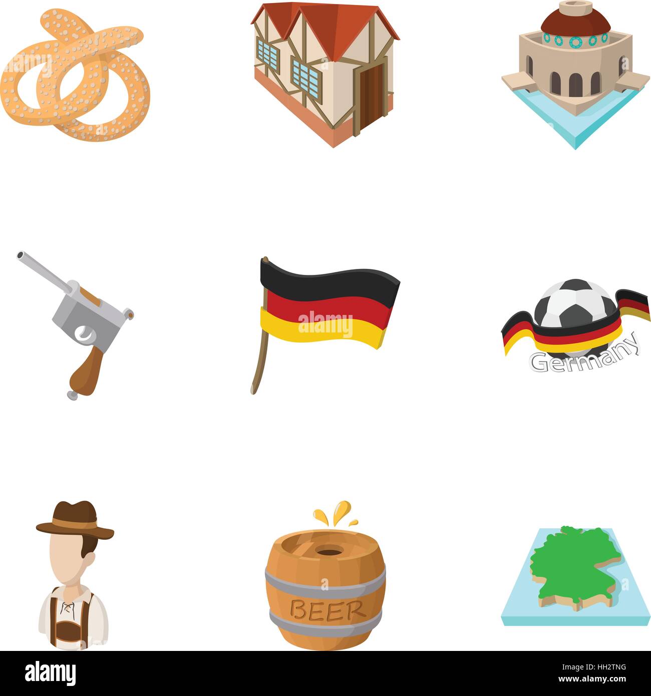 Germany country culture icons hi-res stock photography and images - Alamy