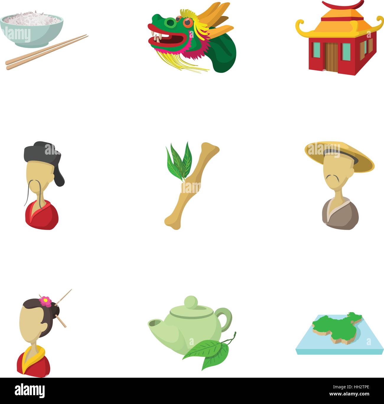 Chinese china farmer Stock Vector Images - Alamy