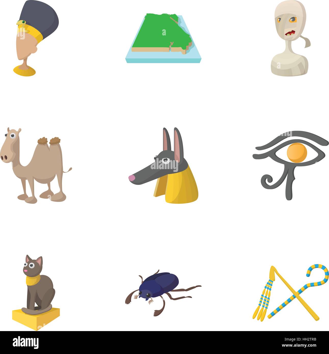 Egypt map 3d Stock Vector Images - Alamy