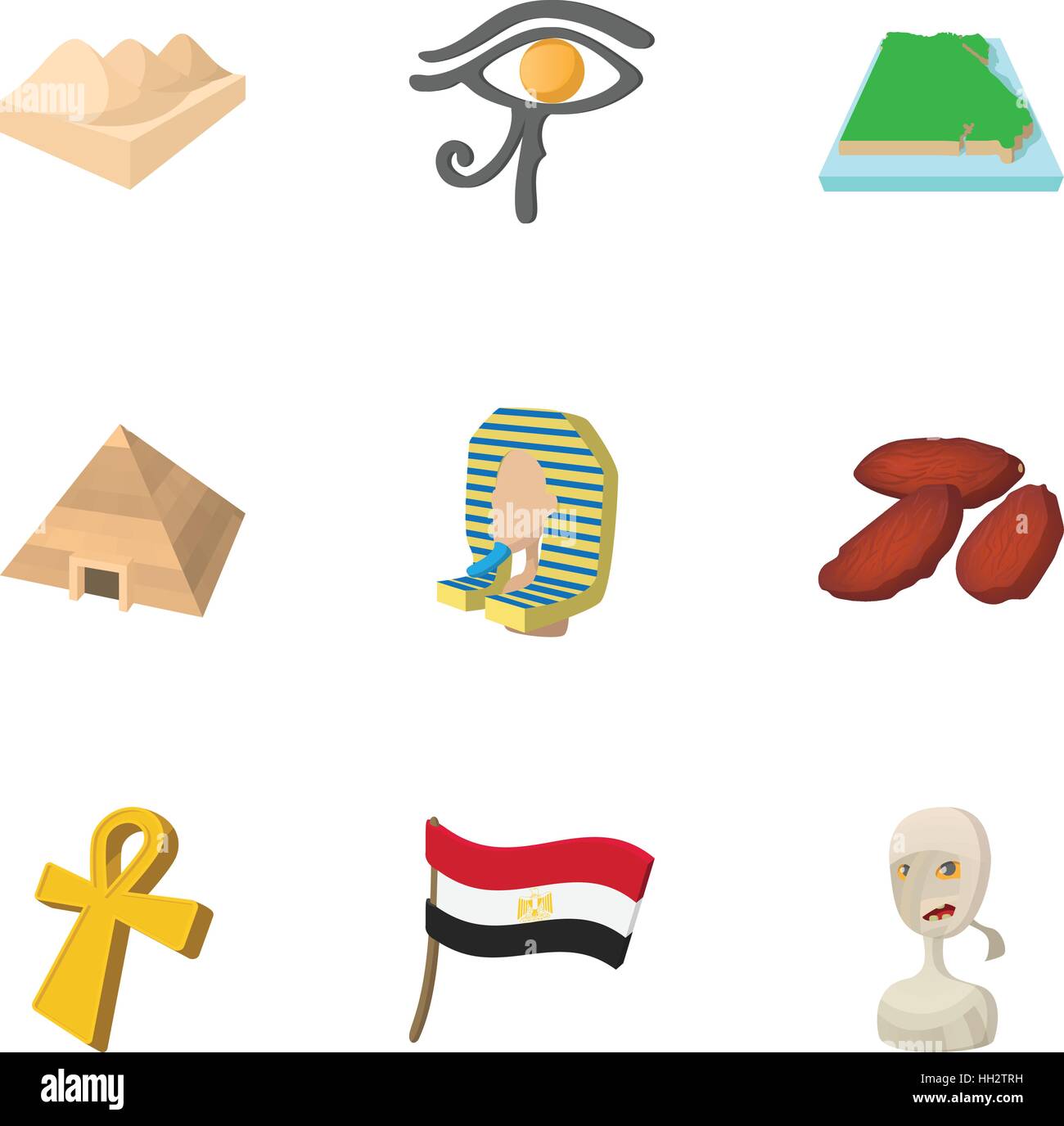 Egypt map 3d Stock Vector Images - Alamy