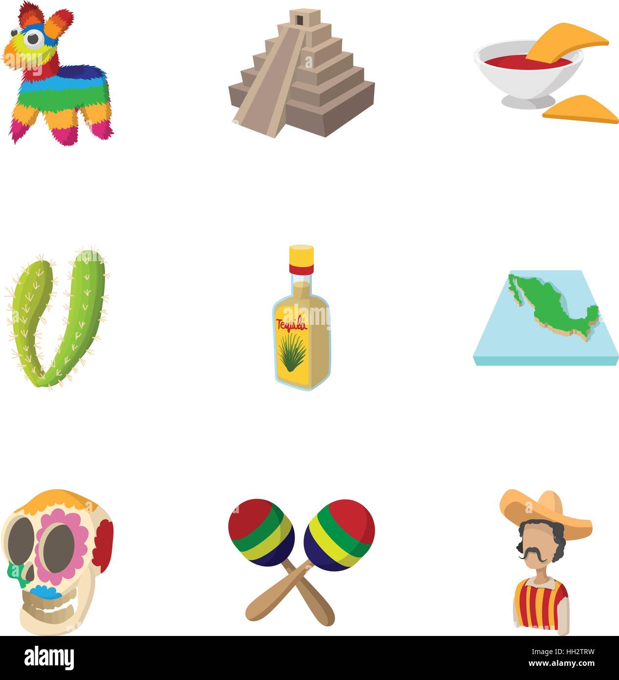 Viva mexico poster icon vector hi-res stock photography and images - Alamy