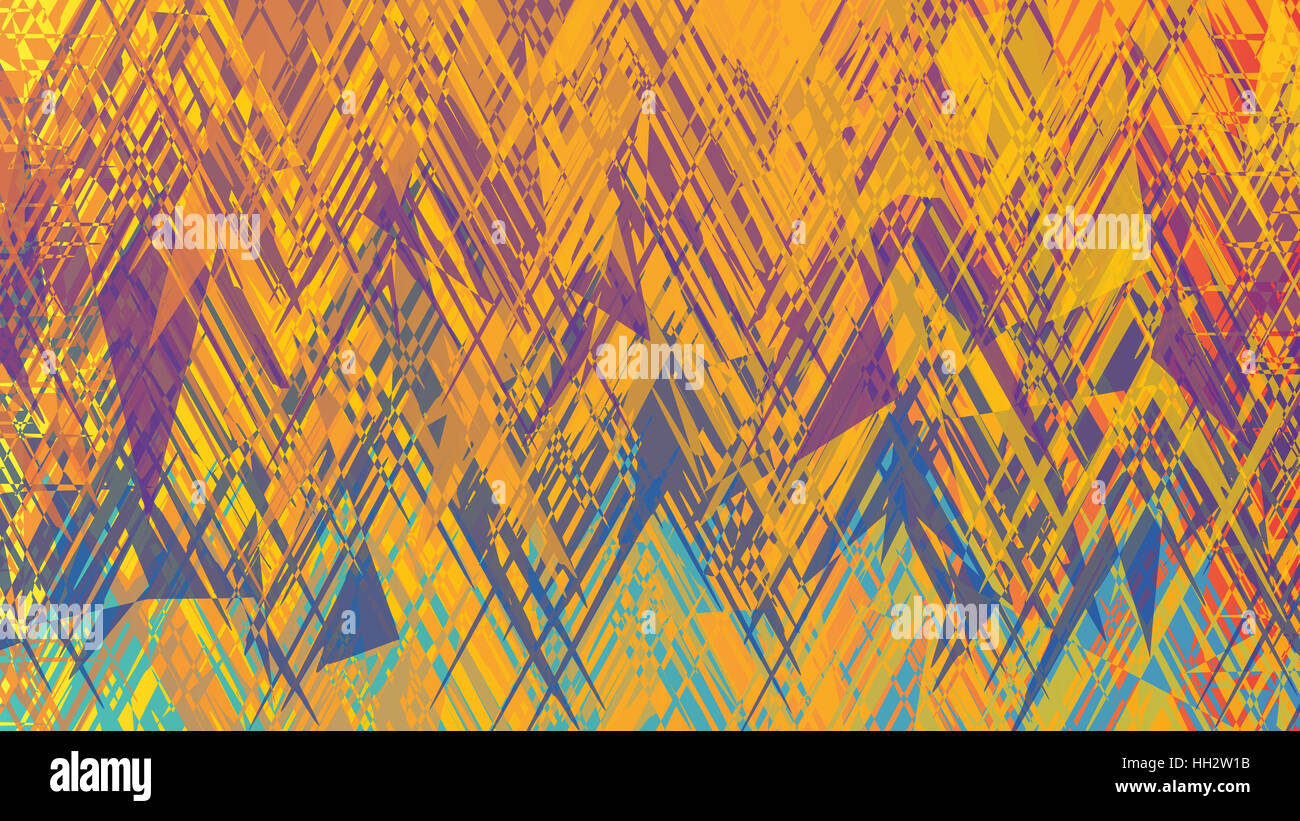 Abstract wallpaper background of messy random shards of color ...