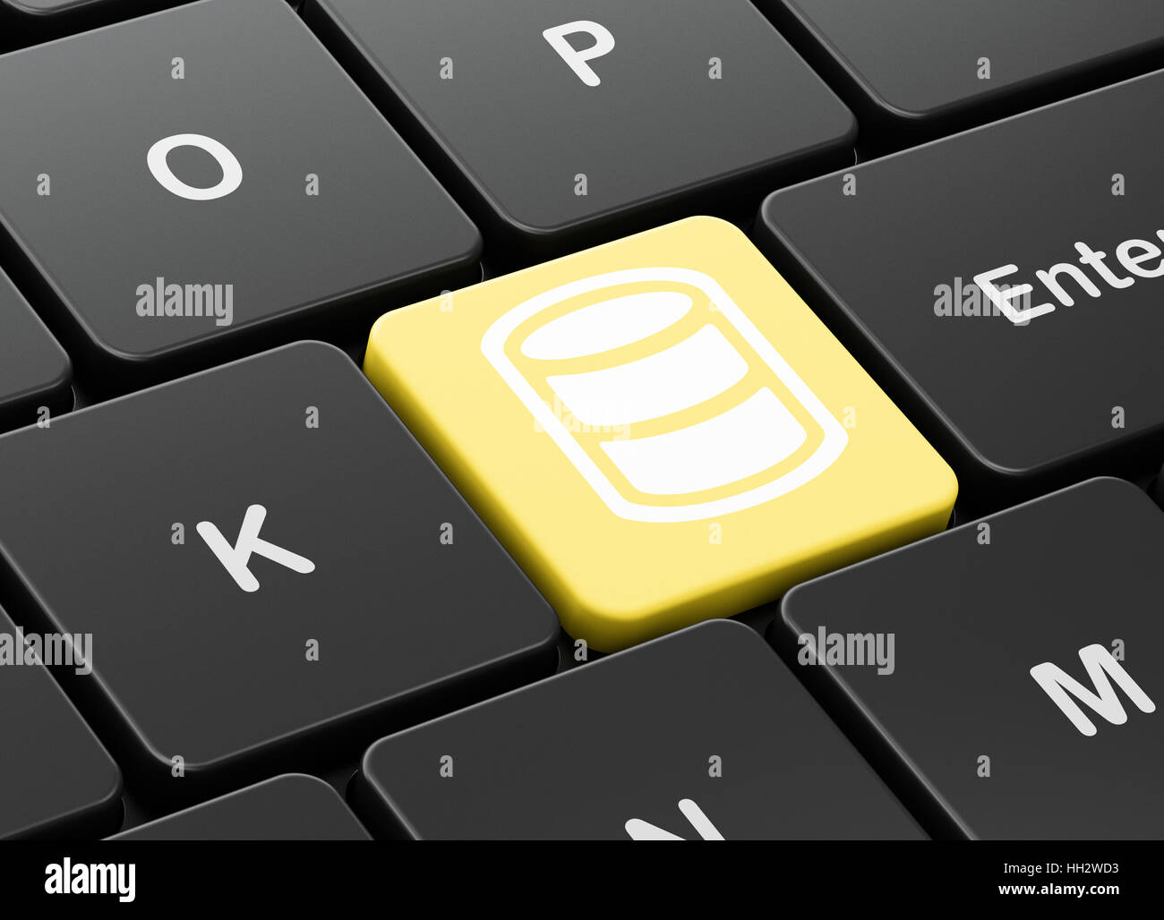 Programming concept: Database on computer keyboard background Stock Photo - Alamy