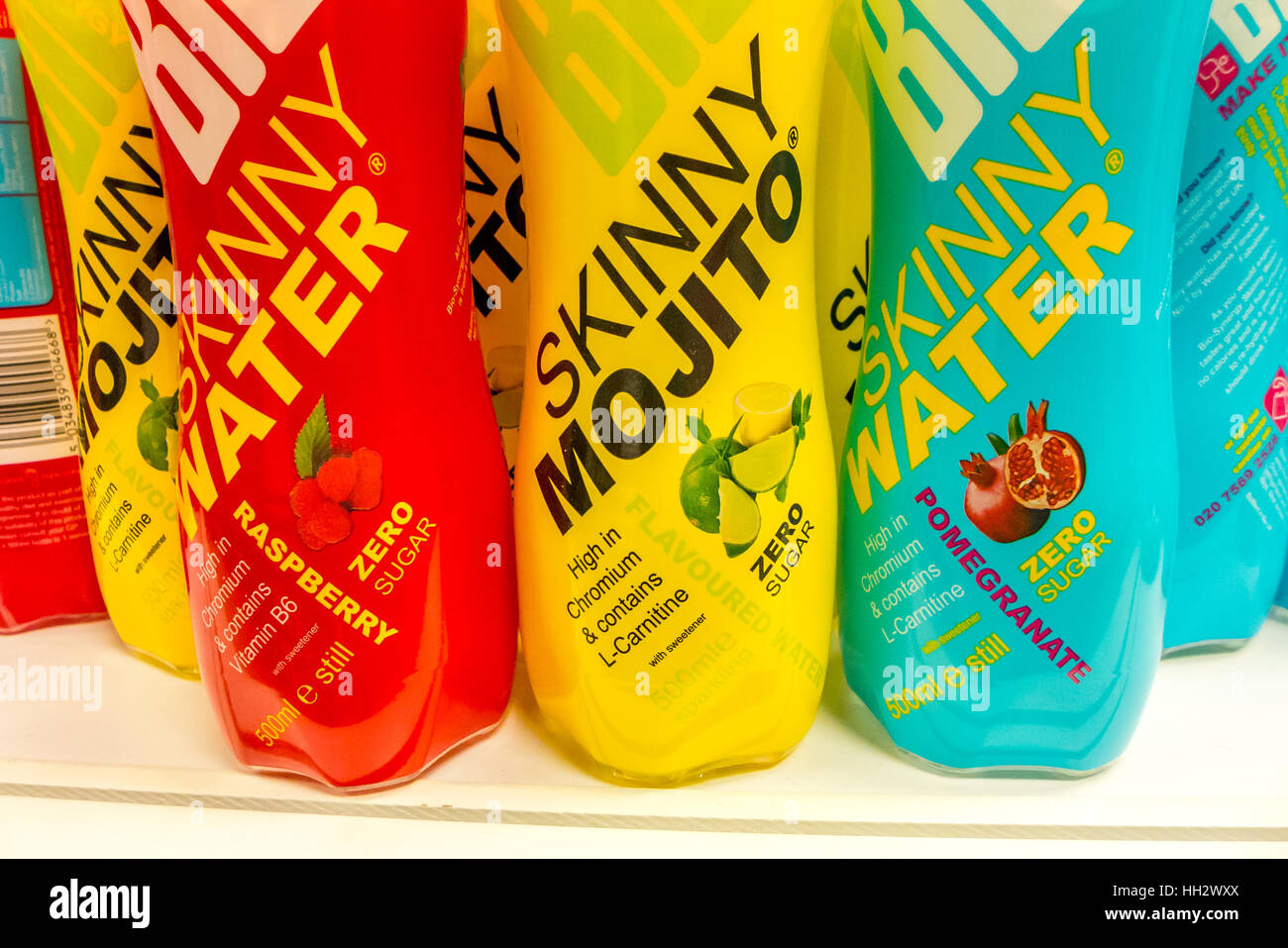Soft drinks, including mojito-flavoured water, on sale at Primark ...