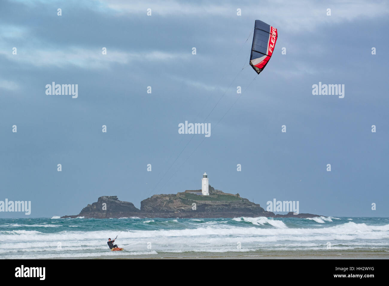 Gwithian, Hayle, Cornwall, UK. 15th January 2017. UK Weather. With ...