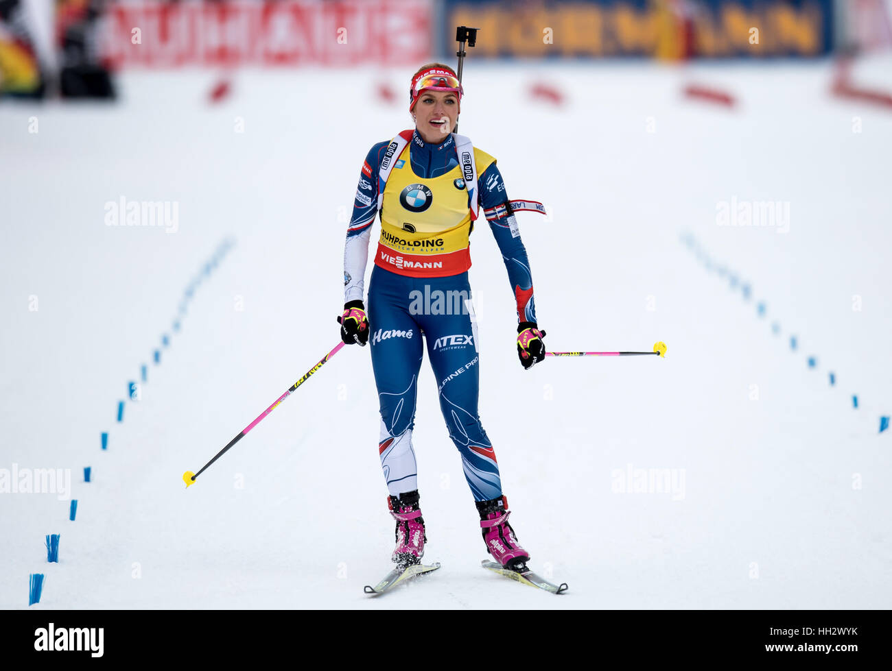 Ruhpolding, Germany. 15th Jan, 2017. Biathlete Gabriela Koukalova from ...