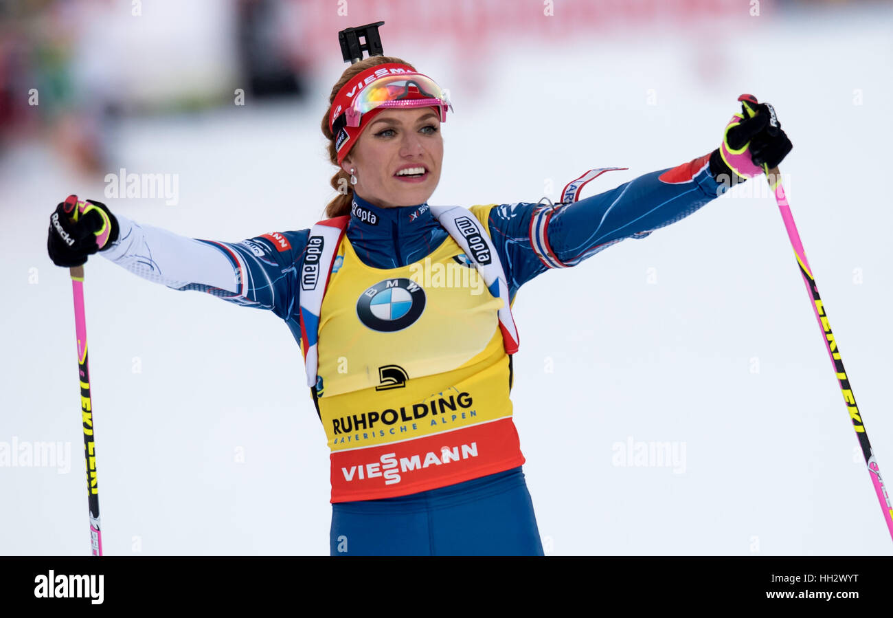 Ruhpolding, Germany. 15th Jan, 2017. Biathlete Gabriela Koukalova from ...