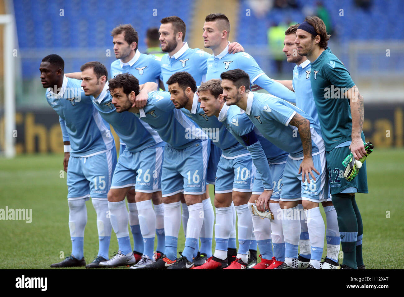 Stadio Olimpico, Rome, Italy. 15th January 2017. Serie A Football ...