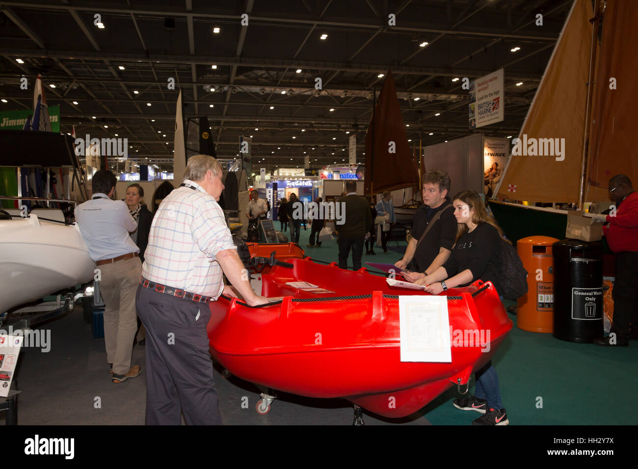 Excel London, UK. 15th Jan, 2017. The final day of the London boat show ...