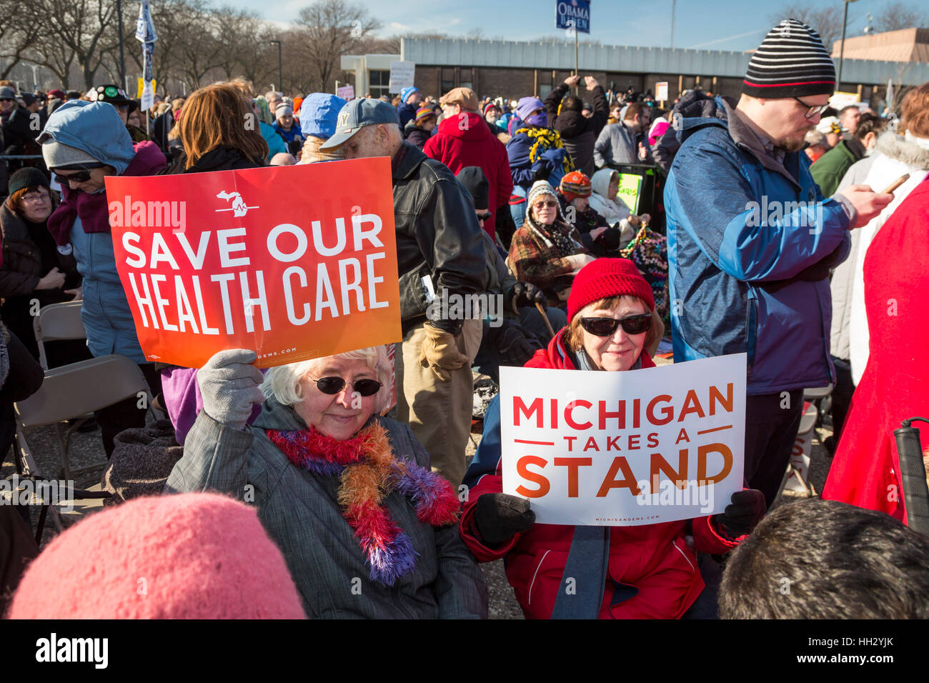 Save health care rally hi-res stock photography and images - Alamy