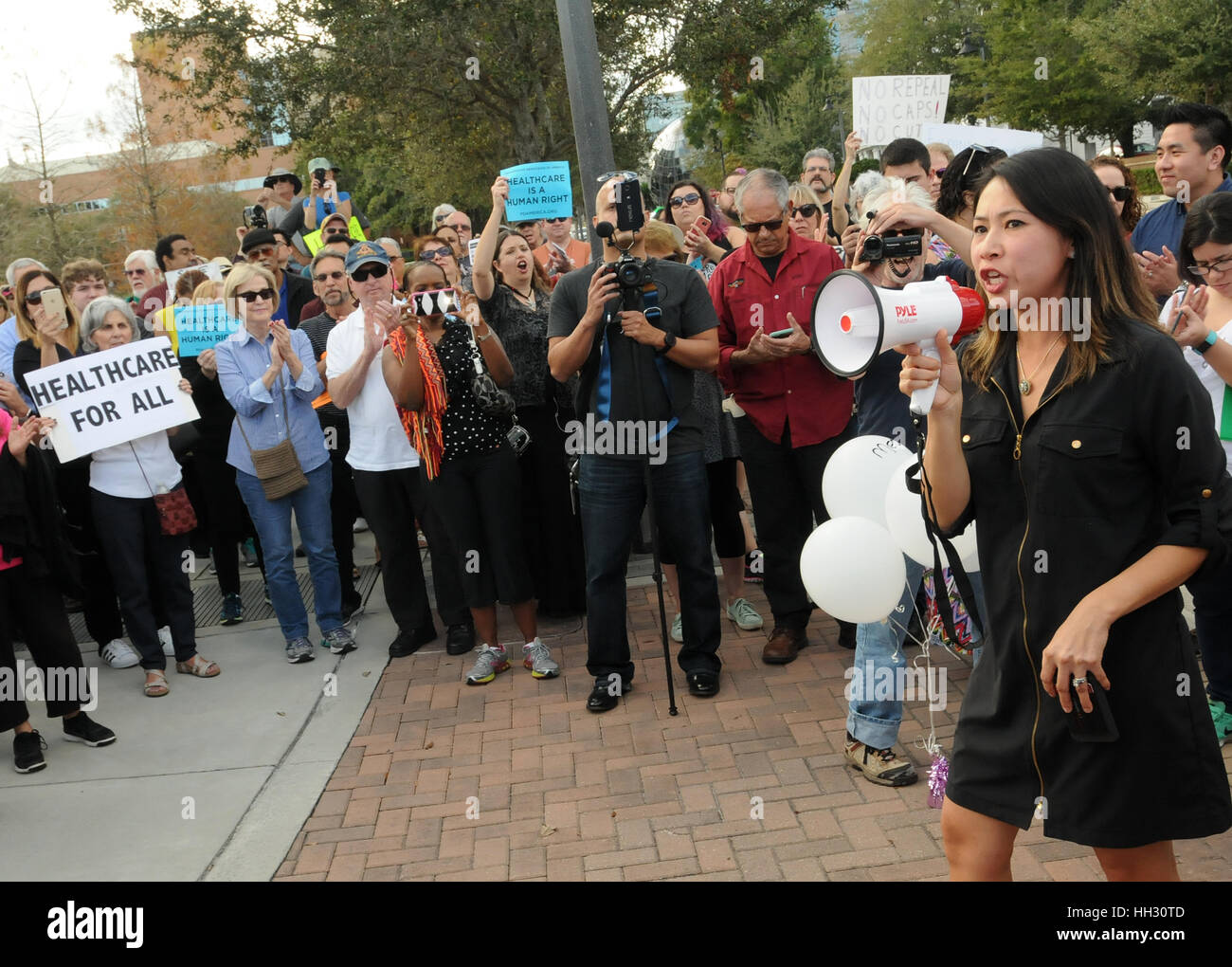 Orlando, USA. 15th January 2017. U.S. Congresswoman Stephanie Murphy (D ...