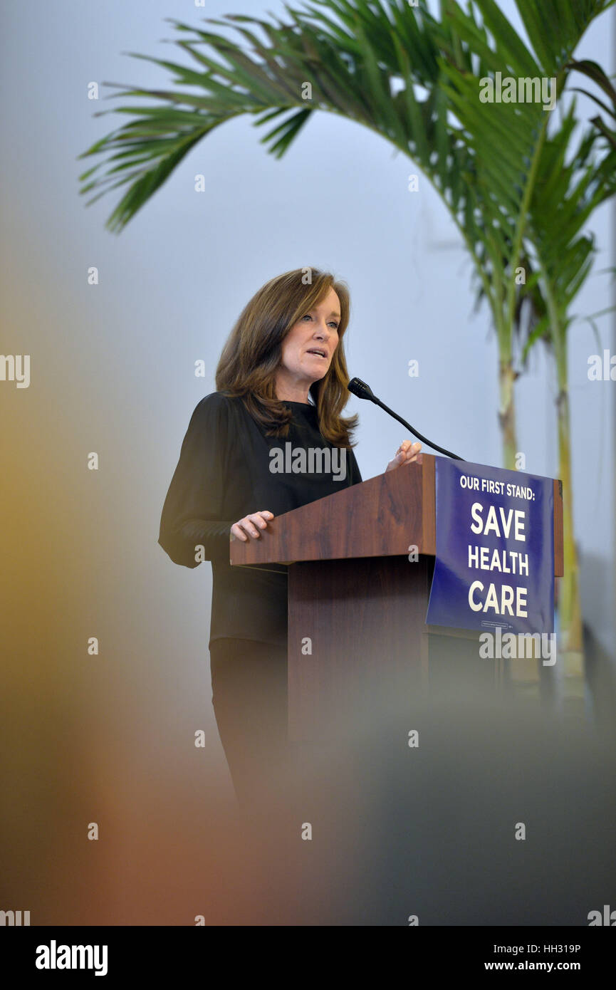 New York, USA. 15th Jan, 2017. Representative KATHLEEN RICE (Democrat ...