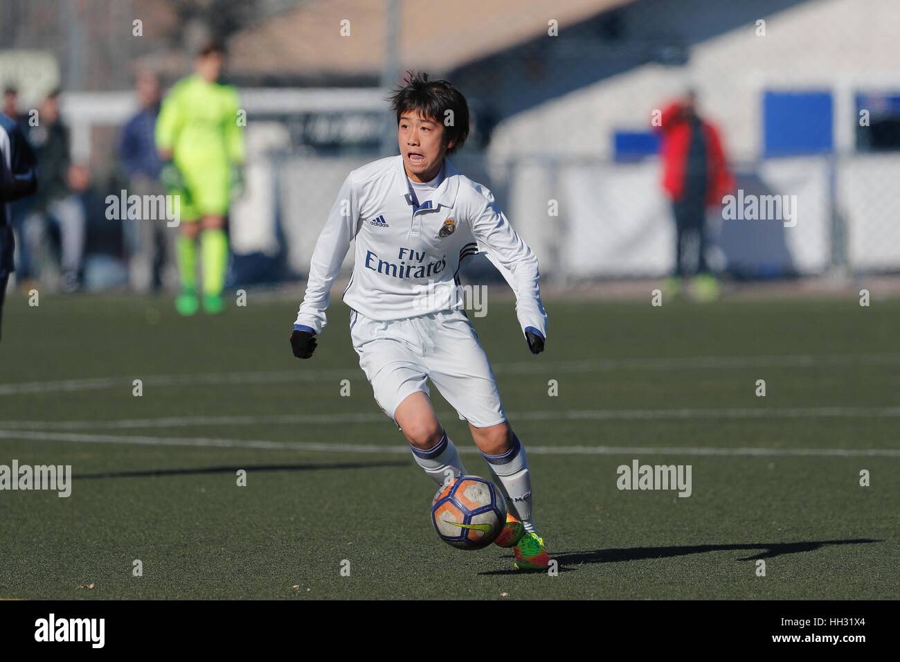 Madrid, Spain. 14th Jan, 2017. Takuhiro Nakai (Real) Football/Soccer ...