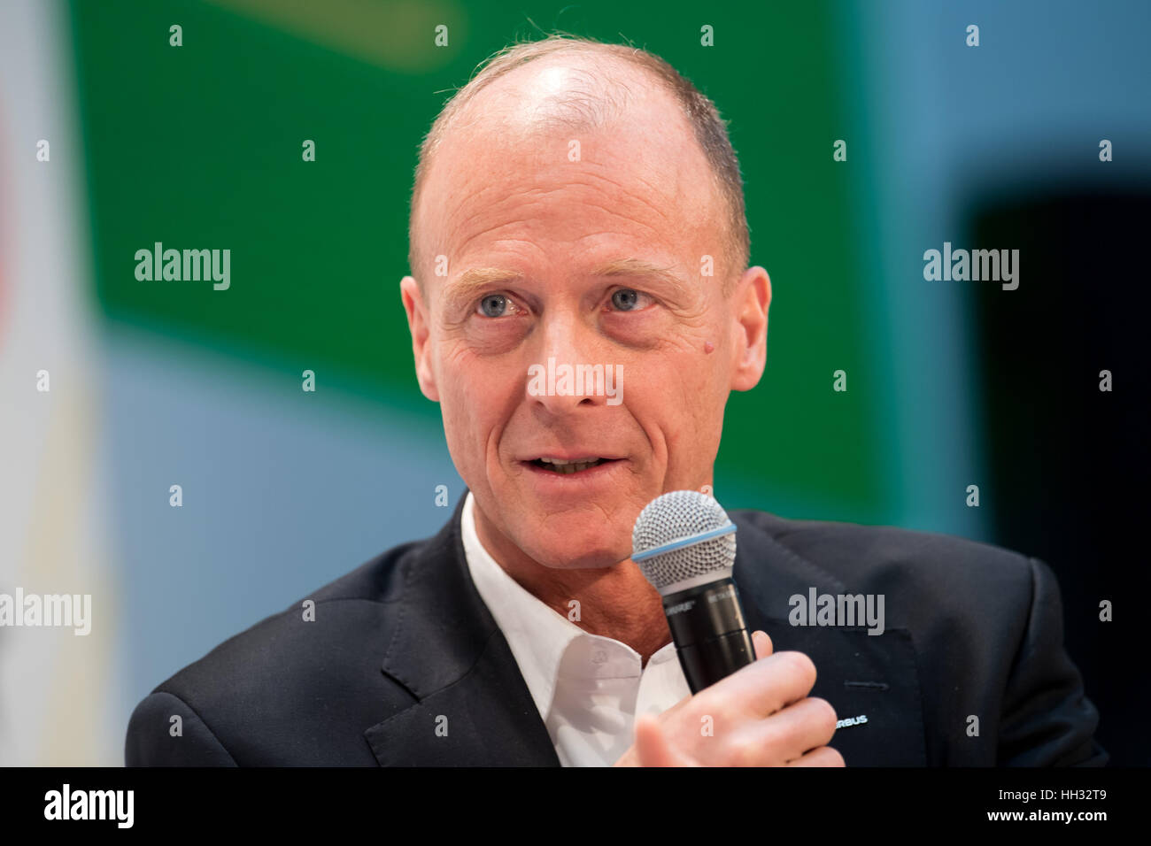 Airbus chief executive Tom Enders speaking at the DLD (Digital-Life ...