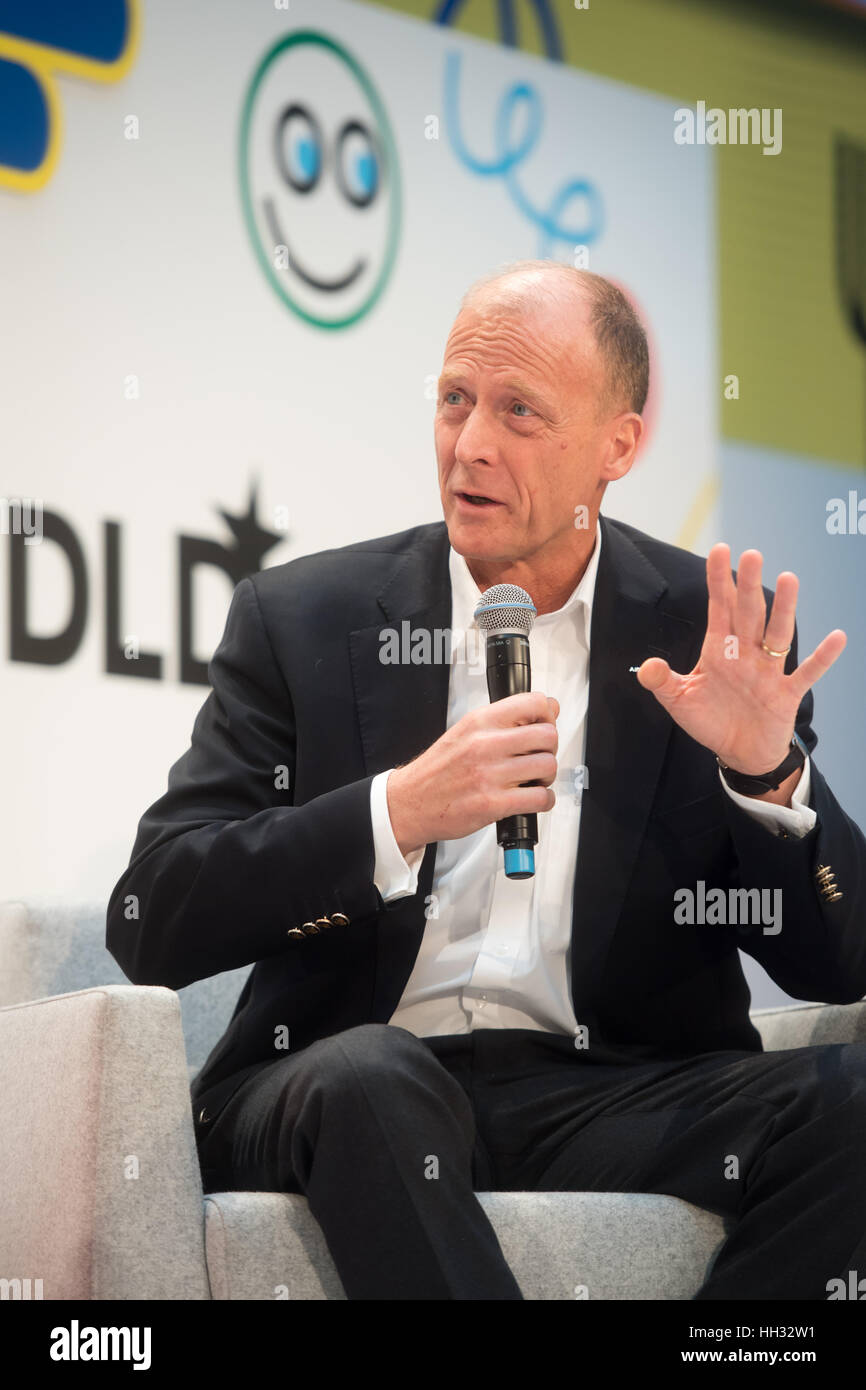 Airbus chief executive Tom Enders speaking at the DLD (Digital-Life ...