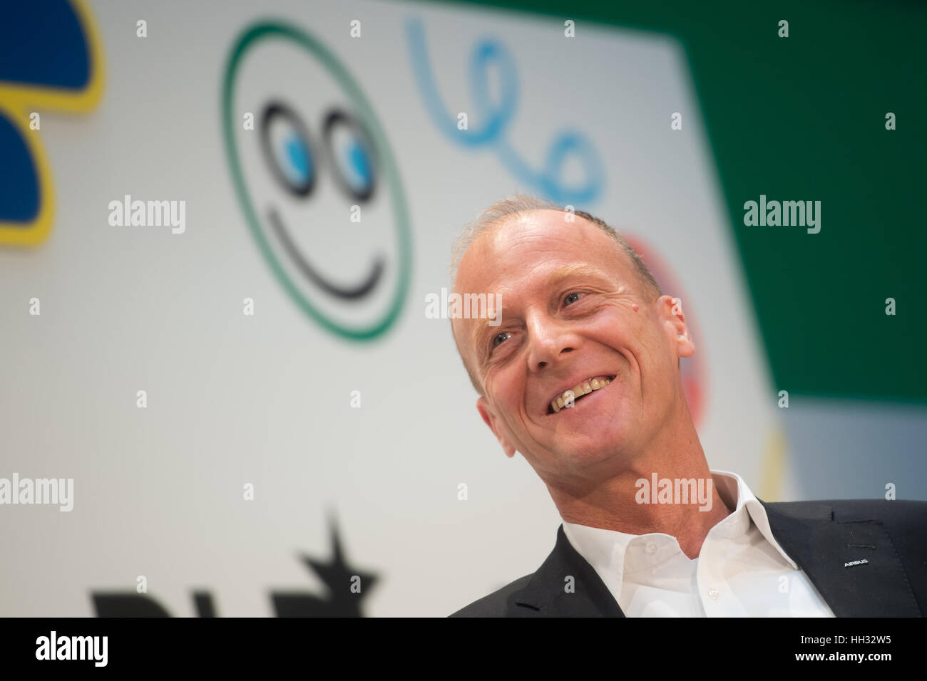 Airbus chief executive Tom Enders speaking at the DLD (Digital-Life ...