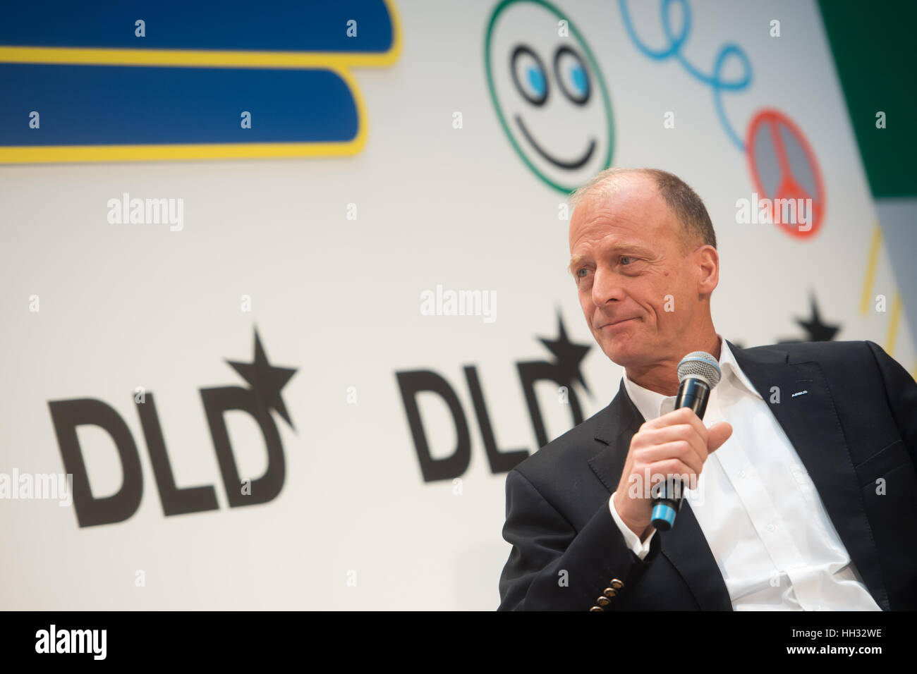Airbus chief executive Tom Enders speaking at the DLD (Digital-Life ...