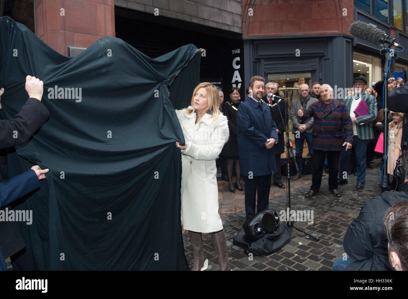 Liverpool, UK. 16th January 2017. Artist, Emma Rodgers, attends the ...