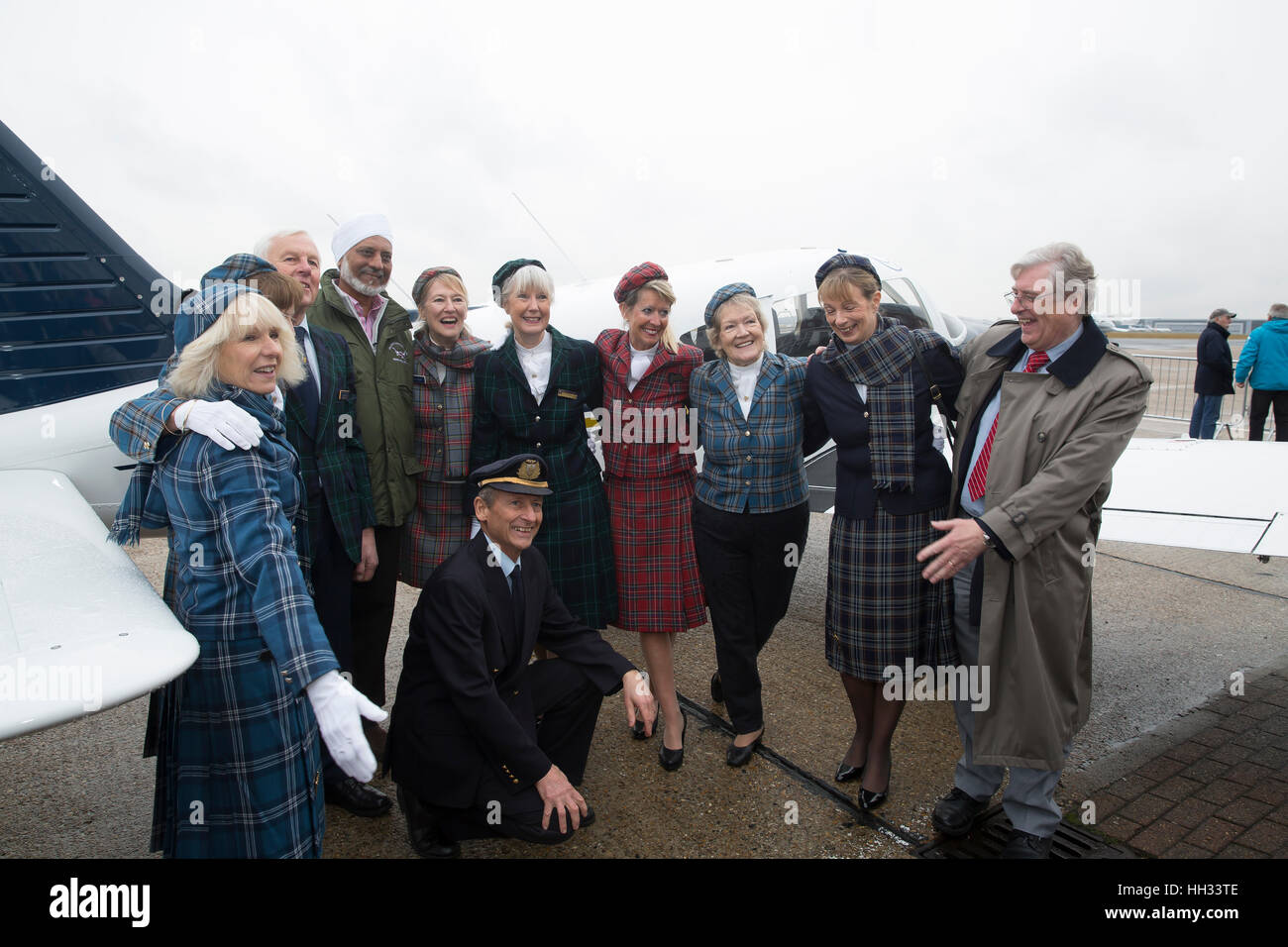 British caledonian uniform hi-res stock photography and images - Alamy