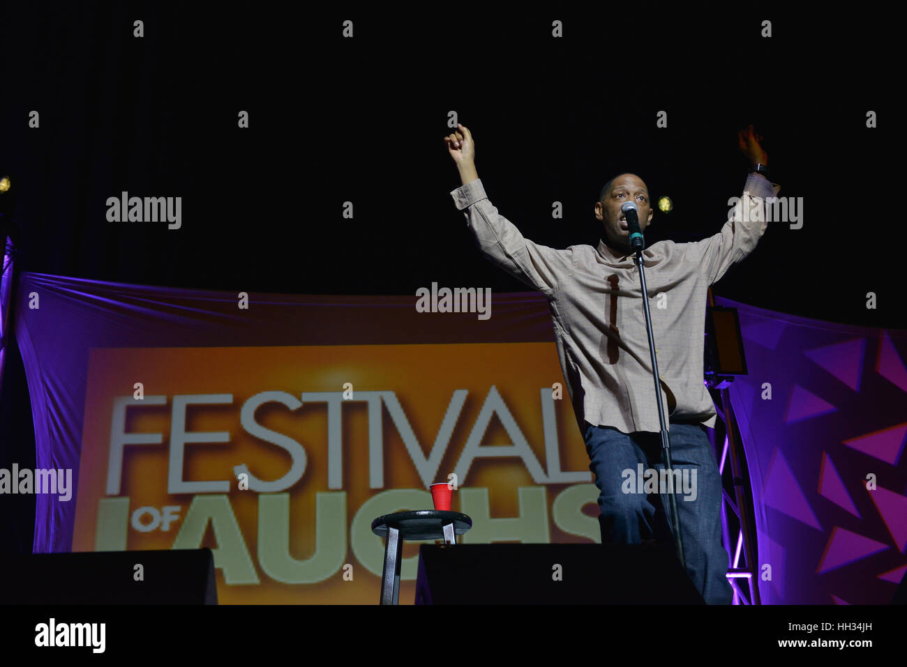 Miami, Florida, USA. 14th Jan, 2017. Actor/Comedian Henry Welch ...