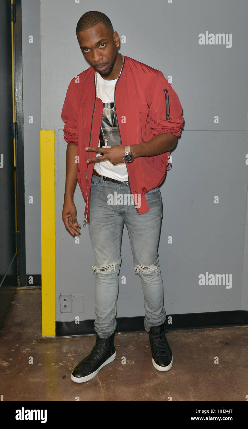 Miami, Florida, USA. 14th Jan, 2017. Actor/Comedian Jay Pharoah ...