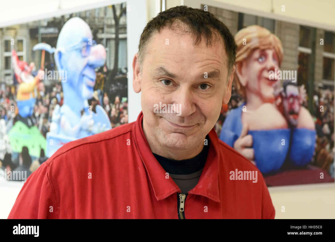 EXCLUSIVE - Papier mache artist Jacques Tilly, photographed in the ...