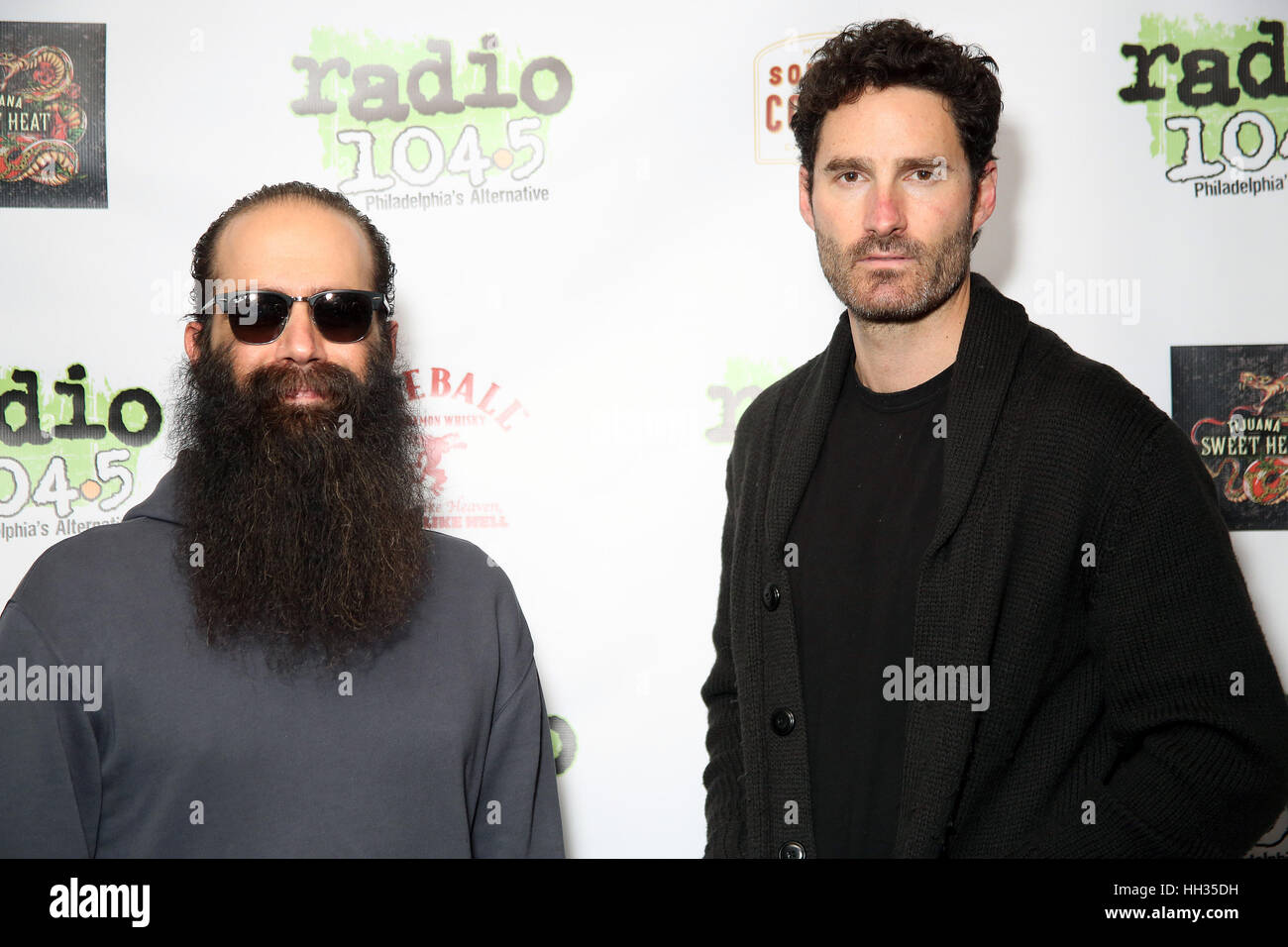 Philadelphia, USA. 15th Jan, 2017. Capital Cities pictured backstage at ...