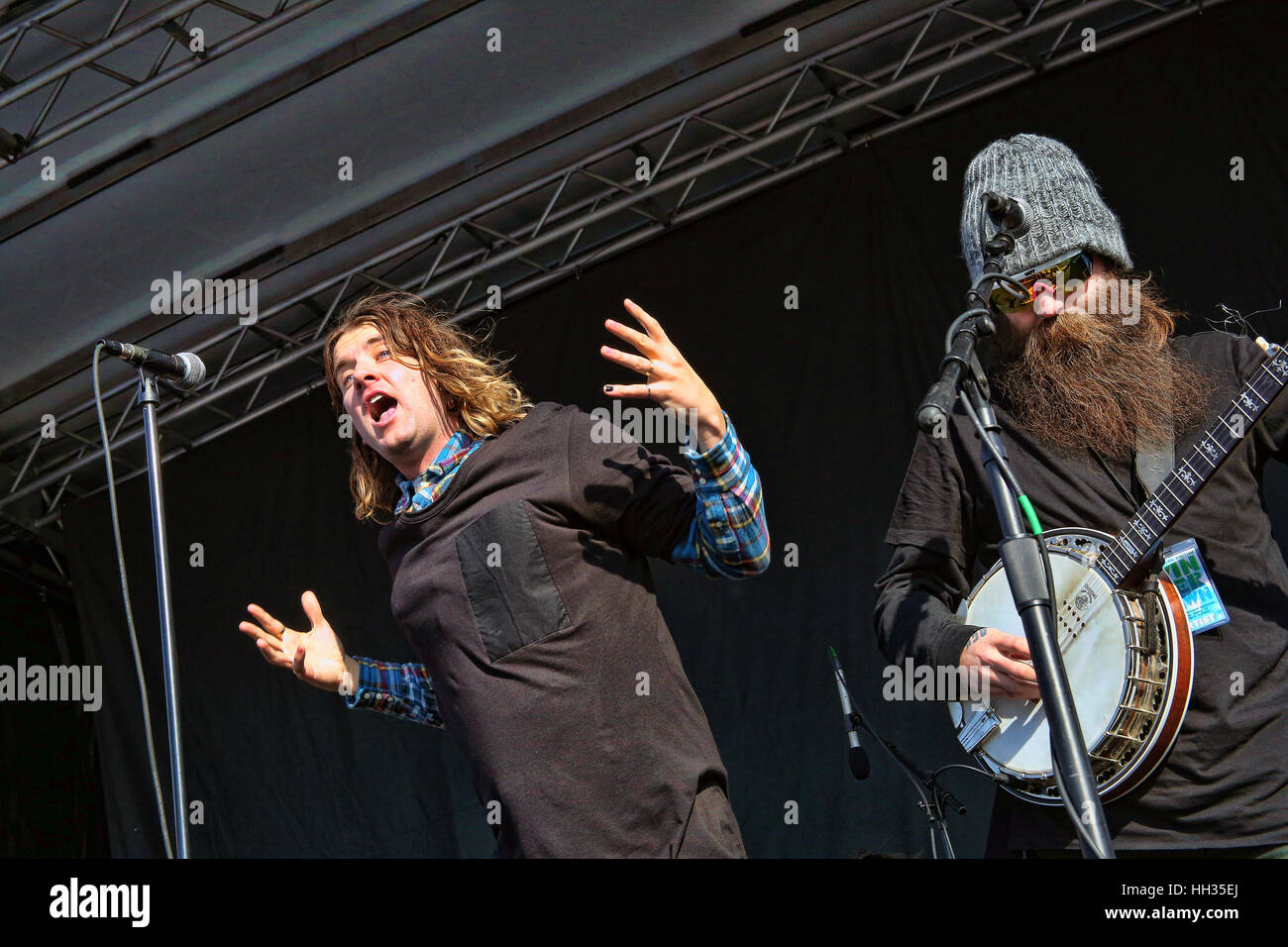 Philadelphia, USA. 15th Jan, 2017. Judah and the Lion performing at ...
