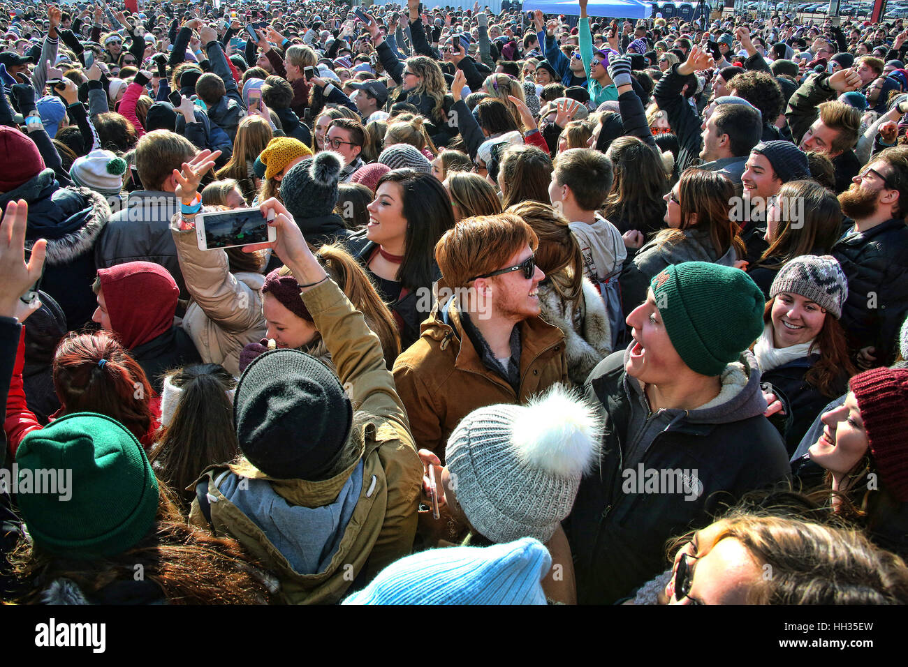 Philadelphia, USA. 15th Jan, 2017. Judah and the Lion performing at ...