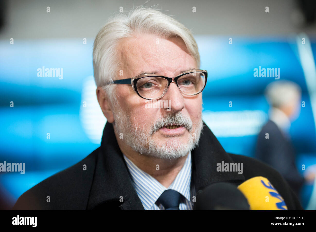 Brussels, Belgium. 16th Jan, 2017. Witold Waszczykowski, Polish Foreign ...