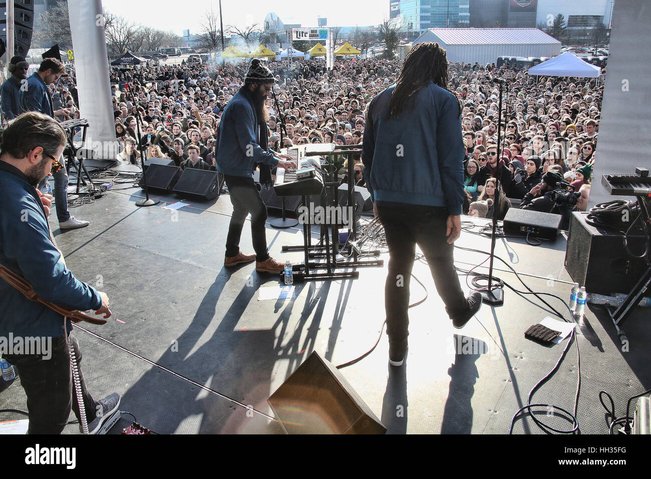 Philadelphia, USA. 15th Jan, 2017. Capital Cities performing at Radio ...