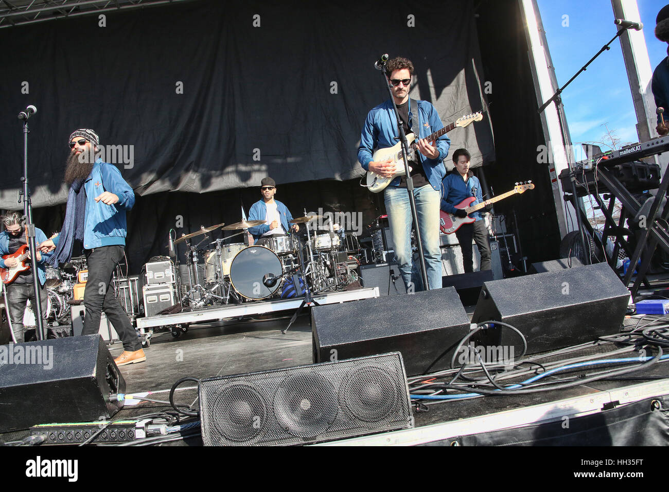 Philadelphia, USA. 15th Jan, 2017. Capital Cities performing at Radio ...