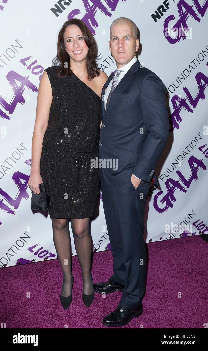 New York, NY, USA. 15th Jan, 2017. Danielle Wallis, Derek Wallis at ...