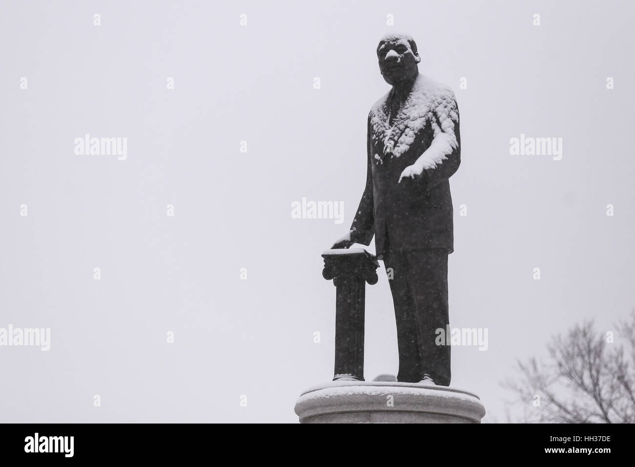 Denver, USA. 16th Jan, 2017. The Dr. Martin Luther King Jr. Monument ...