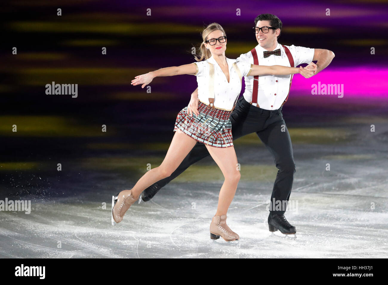 Yokohama Arena, Kanagawa, Japan. 13th Jan, 2017. Kimberly Navarro and ...