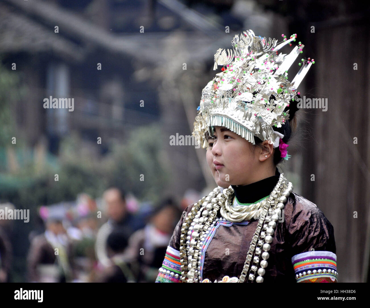 Guizhou, China. 16th Jan, 2017. **EDITORIAL USE ONLY. CHINA OUT** A ...