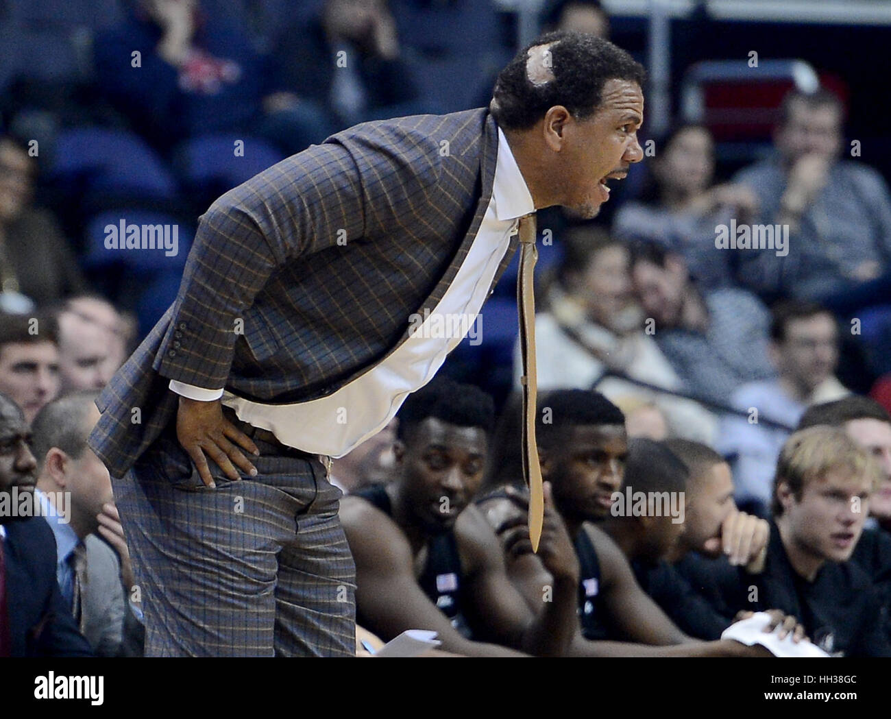 Washington, USA. 16th Jan, 2017. Providence head coach Ed Cooley ...