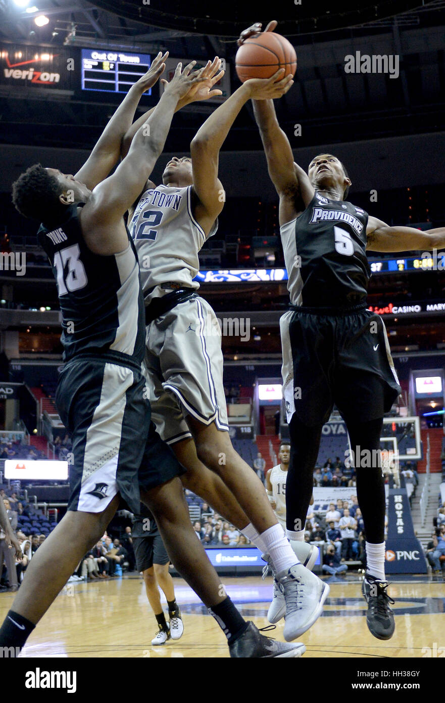 Washington, USA. 16th Jan, 2017. Providence forward Rodney Bullock (5 ...