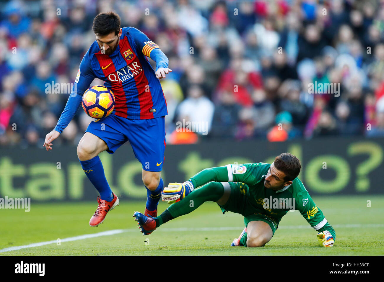 Lionel messi barcelona january 14 hi-res stock photography and images ...