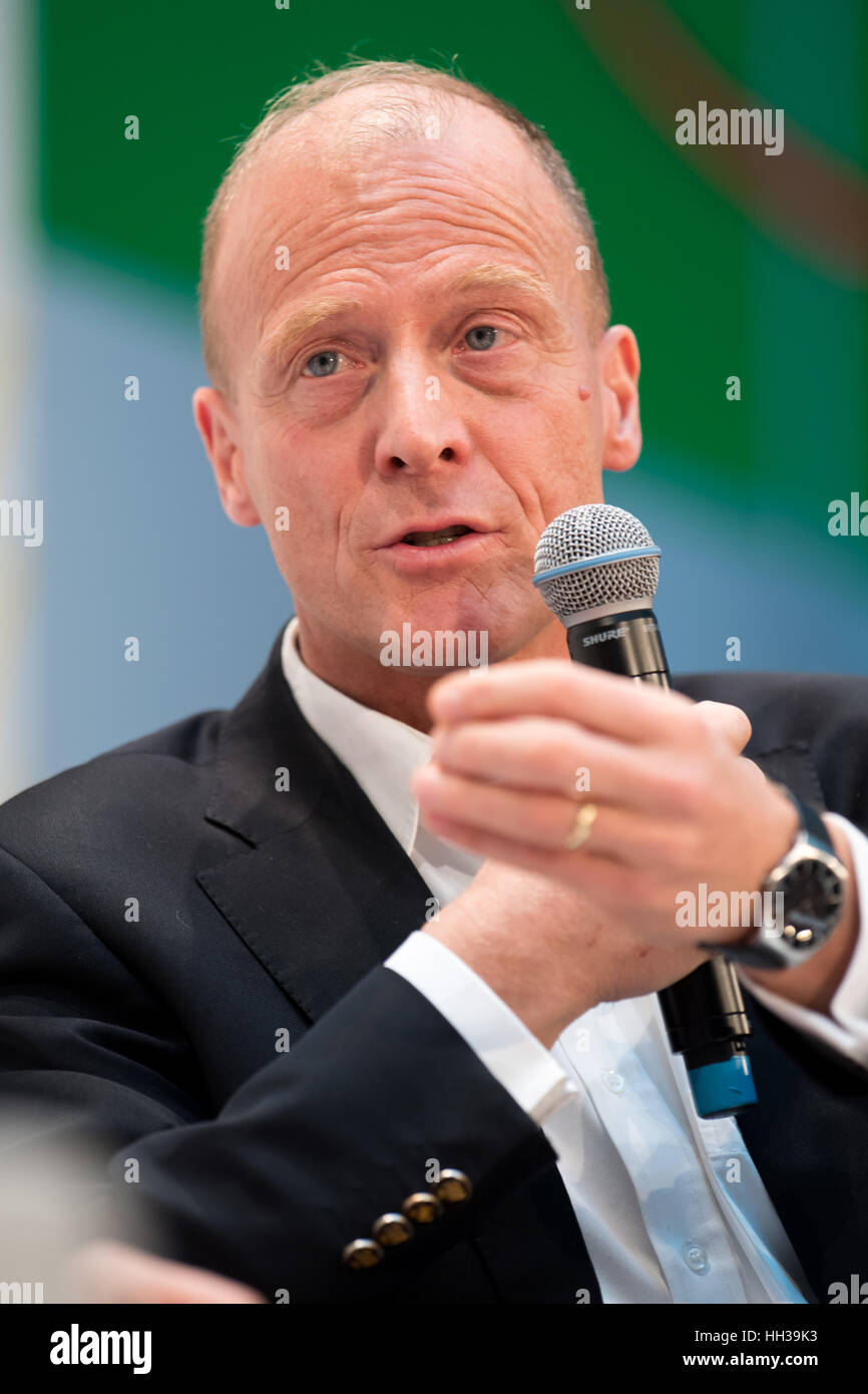 Airbus chief executive Tom Enders speaking at the DLD (Digital-Life ...