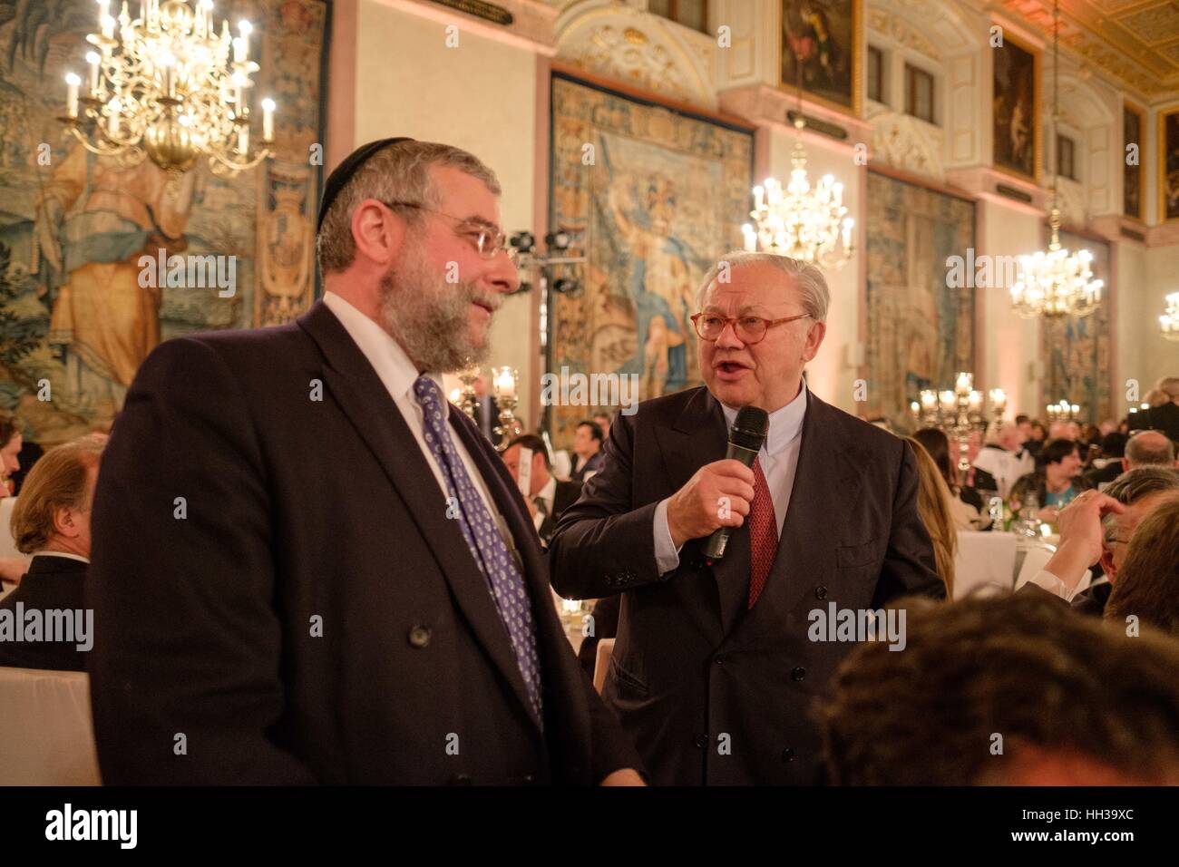 Munich, Germany. 15th Jan, 2017. MUNICH/GERMANY - JANUARY 15: Rabbi ...