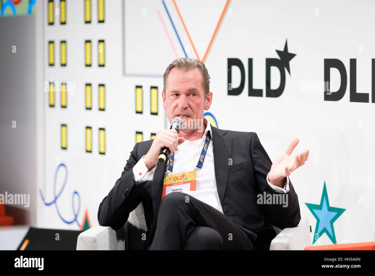 Munich, Germany. 16th Jan, 2017. MUNICH/GERMANY - JANUARY 16: Mathias ...