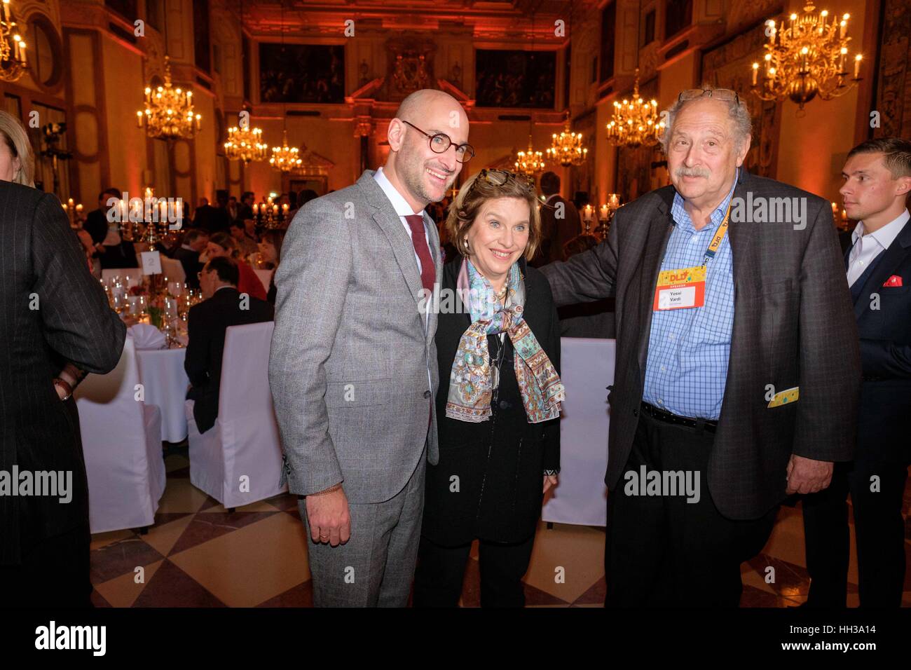Munich, Germany. 15th Jan, 2017. MUNICH/GERMANY - JANUARY 15: (l-r ...