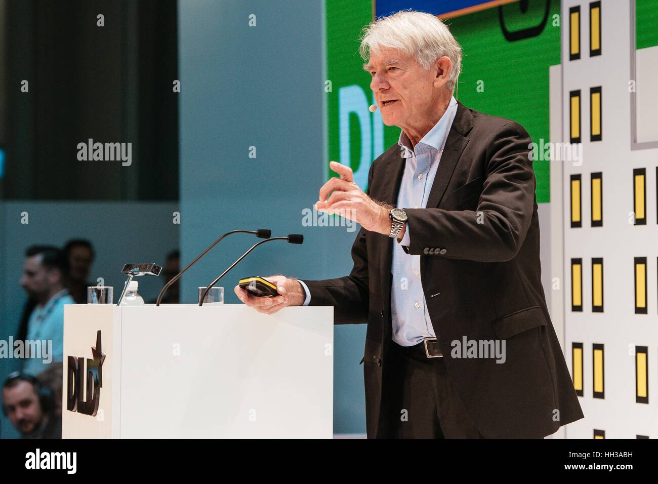 Munich, Germany. 16th Jan, 2017. Wolf Singer (Max Planck Society ...