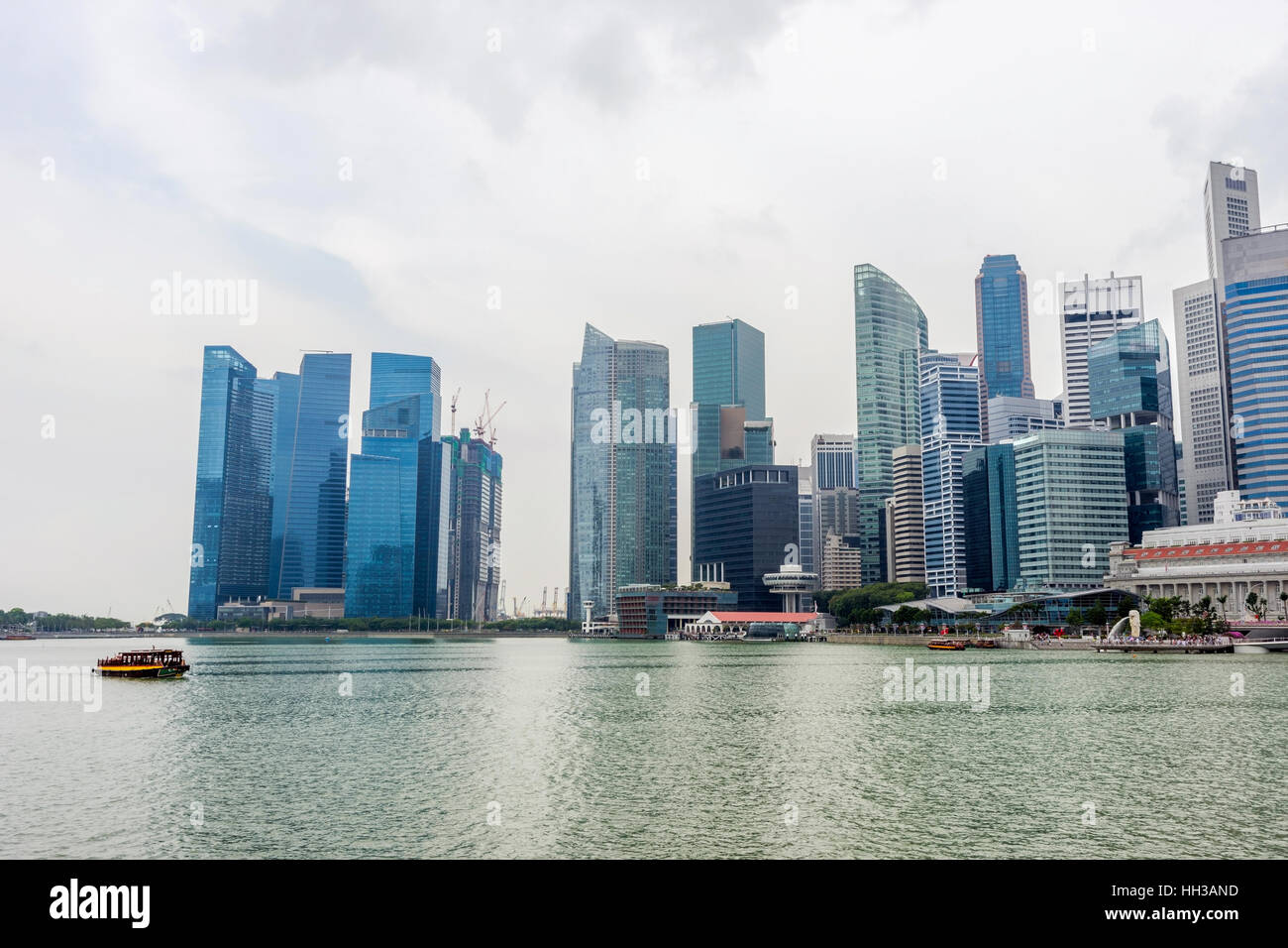 View on financial offices at riverside in Singapore Stock Photo - Alamy